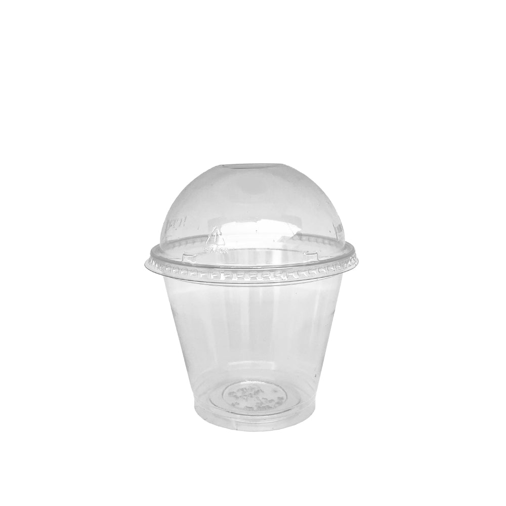 Vaso PET 9 Oz x 48 Unidades con Tapa Domo – Mundo Huevo