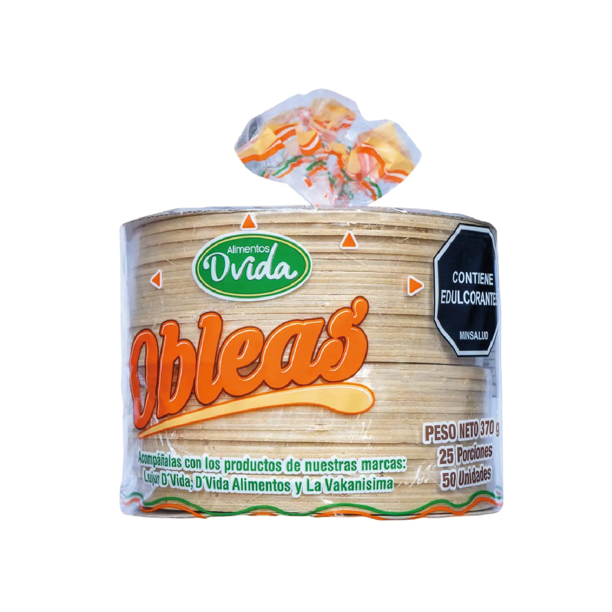 Obleas Crocantes 50 unidades D´Vida – Mundo Huevo