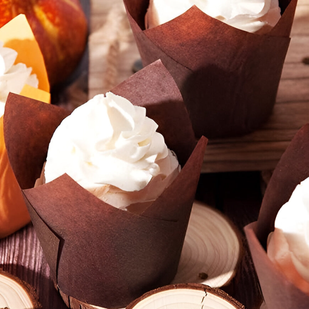 Molde Muffin Forma Tulipan Café x 50 Unds. – Mundo Huevo