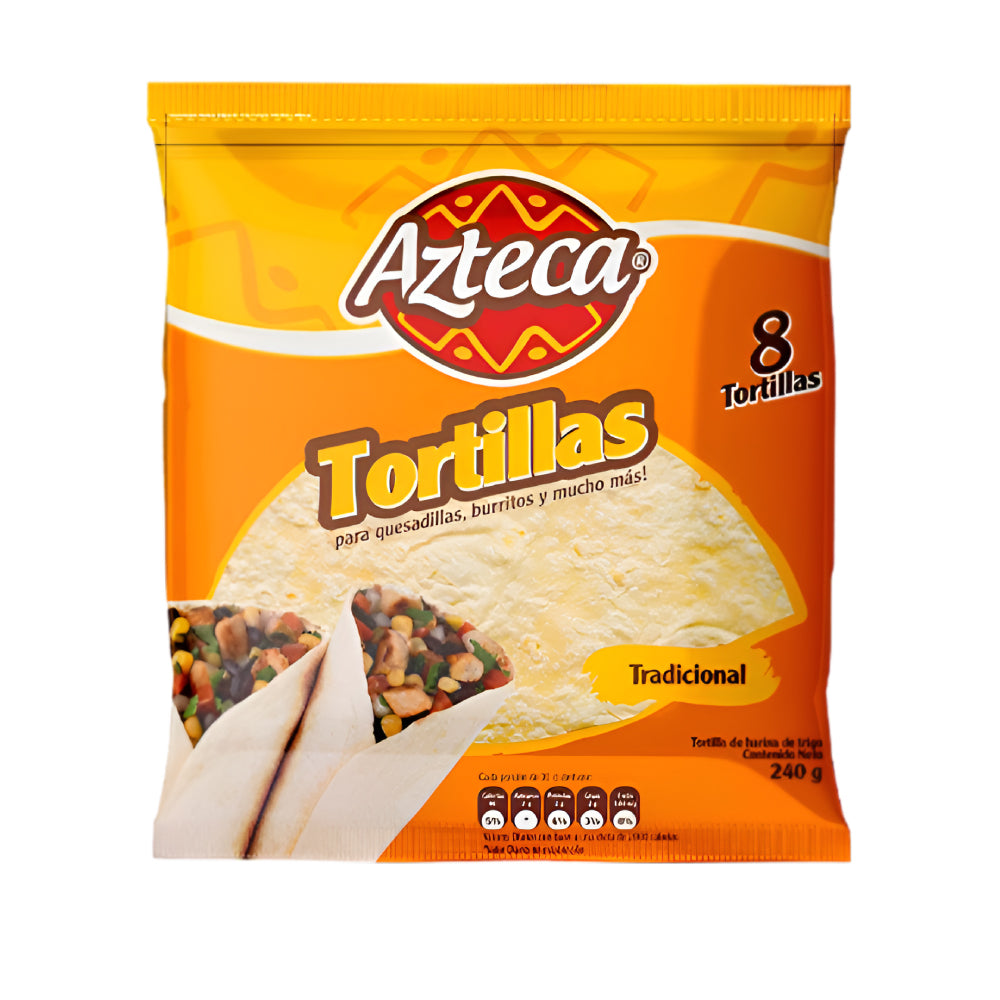 Tortilla Azteca 25 Cm X 8 Unds. X 580 Gr – Mundo Huevo