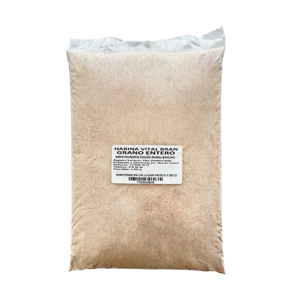 Harina grano entero Vital Bran 1 kg – Mundo Huevo