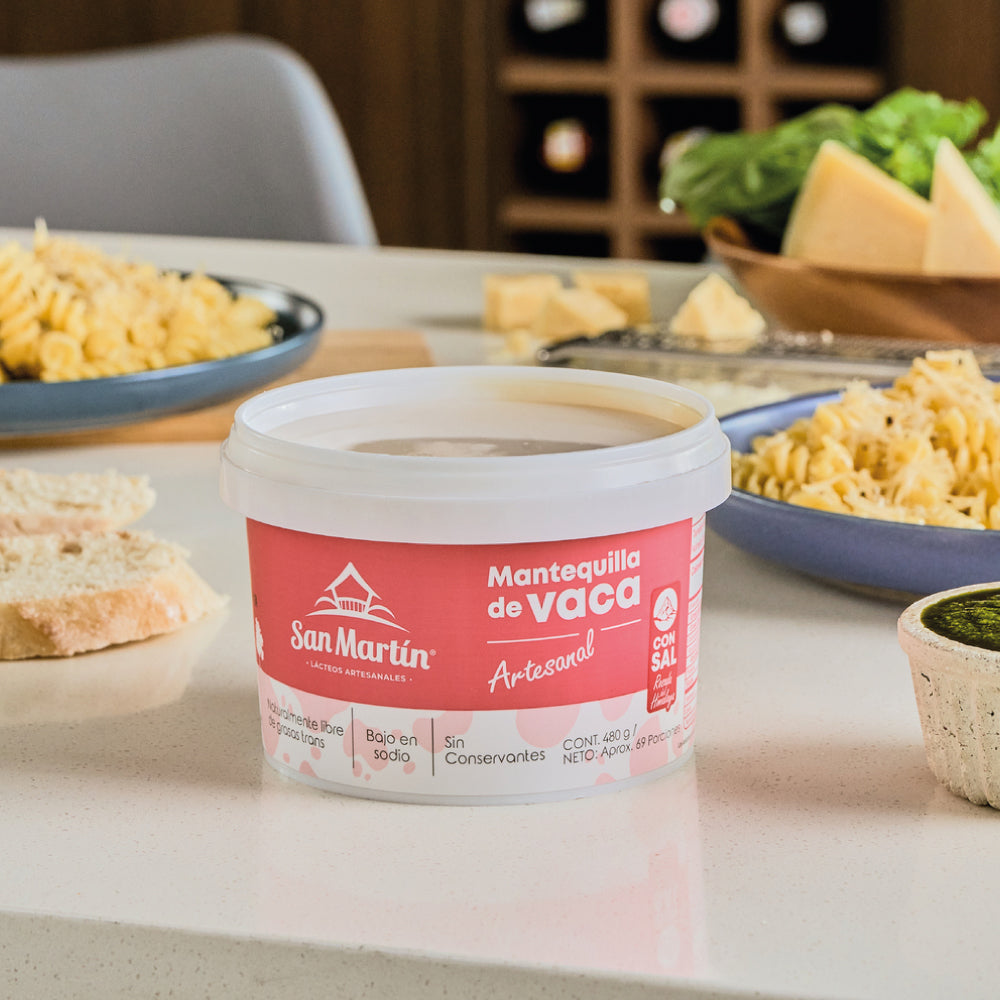 Mantequilla de vaca con sal San Martín 480 gr. – Mundo Huevo