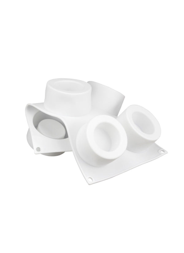 Molde de Silicona Cilindro Hueco X 6 Cavidades – Mundo Huevo