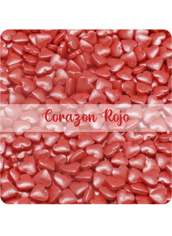 Sprinkles Mini Corazón Rojo X 50 Gr Selva Negra – Mundo Huevo