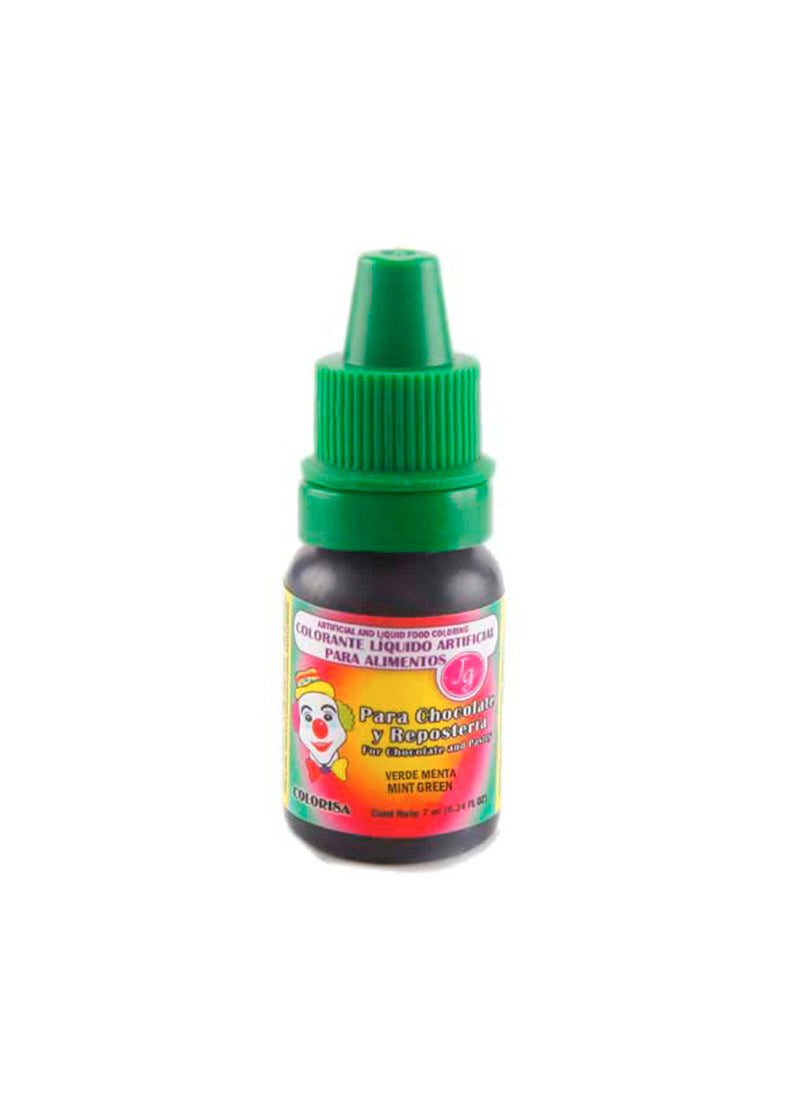 Colorante Líquido Verde Menta x 7 Ml Colorisa – Mundo Huevo