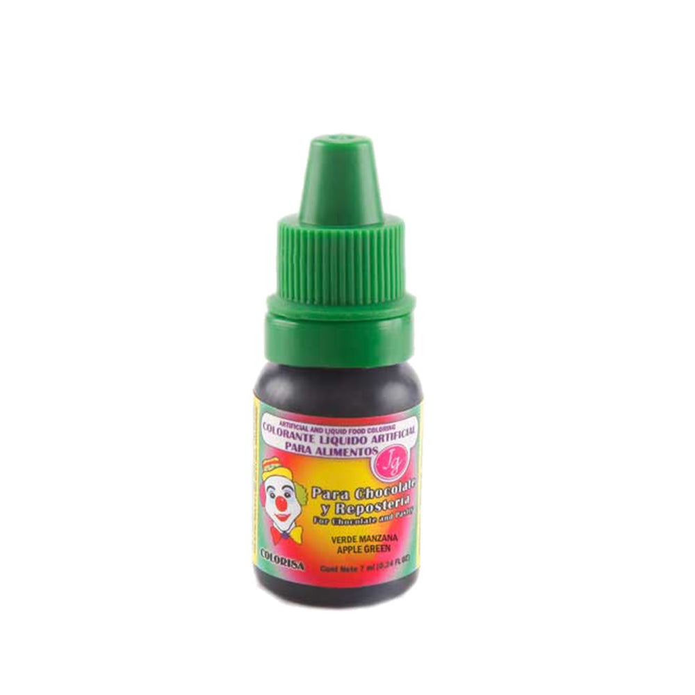 Colorante Líquido Verde Manzana x 7 Ml Colorisa – Mundo Huevo