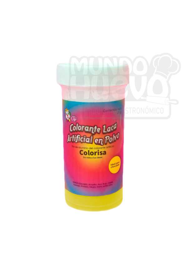 Colorante en Polvo Lacado para Chocolate Amarillo x 25 Gr Colorisa ...