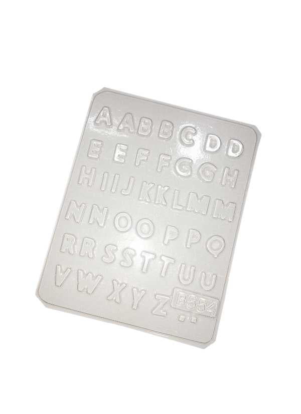 Molde de Acetato Abecedario Doble X 45 Cavidades – Mundo Huevo