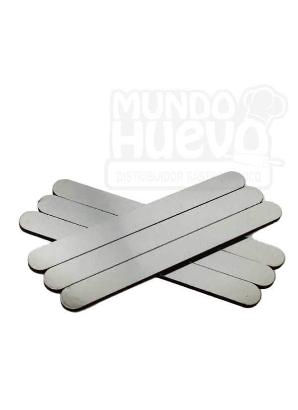 Palos Paleta Plateado 11 Cm X 20 Unds. – Mundo Huevo